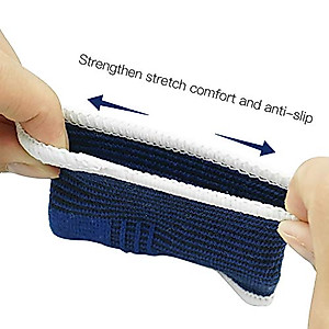 Luwint kid Compression Ankle Brace - Knitted Ankle Sleeve Sock Support for Sprains Arthritis Tendonitis Running Fitness, 1 Pair