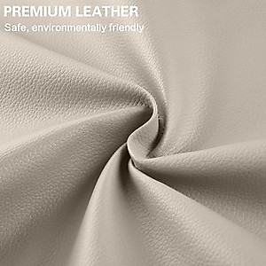 Self Adhesive Leather Repair Patch Kit, 31.5 in x 16 in Large Vinyl Leather Repair Tape for Furniture, Car Seat, Couch, Sofa, Chair Ivory