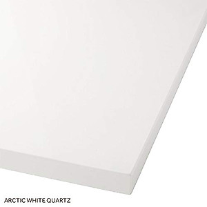 Signature Hardware 937435-RUMB-0 Talyn 30" Free Standing Single Vanity Cabinet Set with Mahogany Cabinet, Quartz Vanity Top and Rectangular Undermount Sink - No Faucet Holes