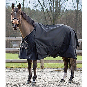 Horze Nevada 1200D Waterproof Turnout Sheet - Black - Size: 72