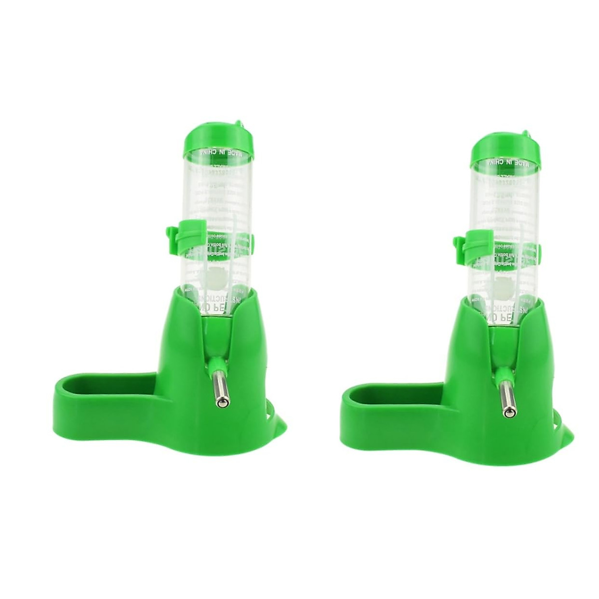 Ipetboom 2pcs Water Feeder Hamster Small pet Small Pet Hideout Hamster Water Feeder Rabbit Kettle Water jug Stand pet Supplies pet Water Bowl Cages pet Water Bowl Drinking re-usable
