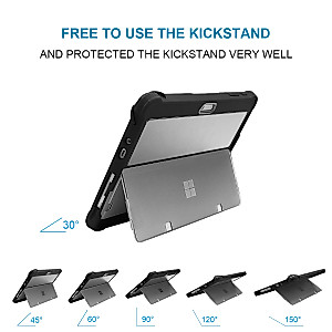 Youtec for Surface Go 3 Case Surface Go 2 Case, Surface Go Case, Shockproof Rugged Folio Surface Go 3/ Go 2/ Go Protective Case Cover Compatible with Microsoft Surface Go 2/ Go 3/ Go 10 inch Tablet