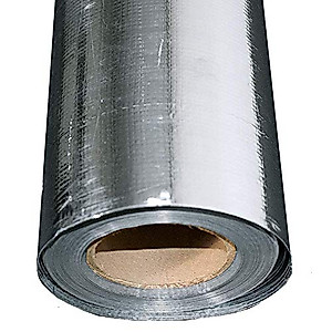 MWS 500 sqft Aluminum Foil Barrier Insulation Sauna Vapor Barrier Waterproof Strong