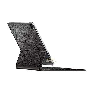SopiGuard Skin for iPad Pro Magic Keyboard 11" (iPad Pro A2228) Precision Edge-to-Edge Vinyl Sticker Top, Keyboard, and Rear Panel (Leather Textured)