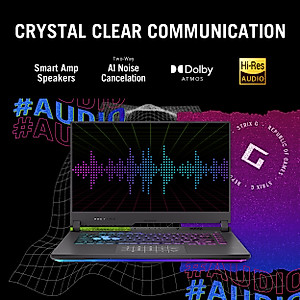 ASUS ROG Strix G15 (2022) Gaming Laptop, 15.6" 300Hz IPS FHD Display, NVIDIA GeForce RTX 3050, AMD Ryzen 7 6800H, 16GB DDR5, 1TB SSD, RGB Keyboard, Windows 11 Home, G513RC-IS74