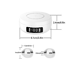 #6Y19wi X6 5 1 Semi in Ear Mini Sports Headphone Wireless Charging Pad for 13 Display Earphone