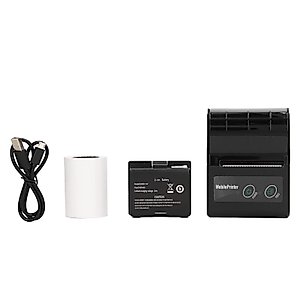Respicefinem Receipt Printer Thermal Printing 16.0×13.0×7.0 Receipt Printer Smartphone Control 200Dpi Thermal Label Printer Receipts Printer with Roll Printer Paper Thermal Label