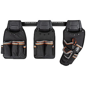 Klein Tools 55921 Tool Rack, Tradesman Pro Modular Wall Mount Rack Works with Klein Click Lock Modular Pouches