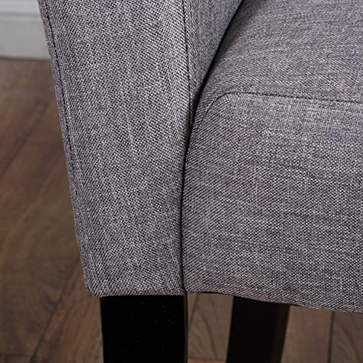 Christopher Knight Home Nyomi Fabric Dining Chair, Brown And White