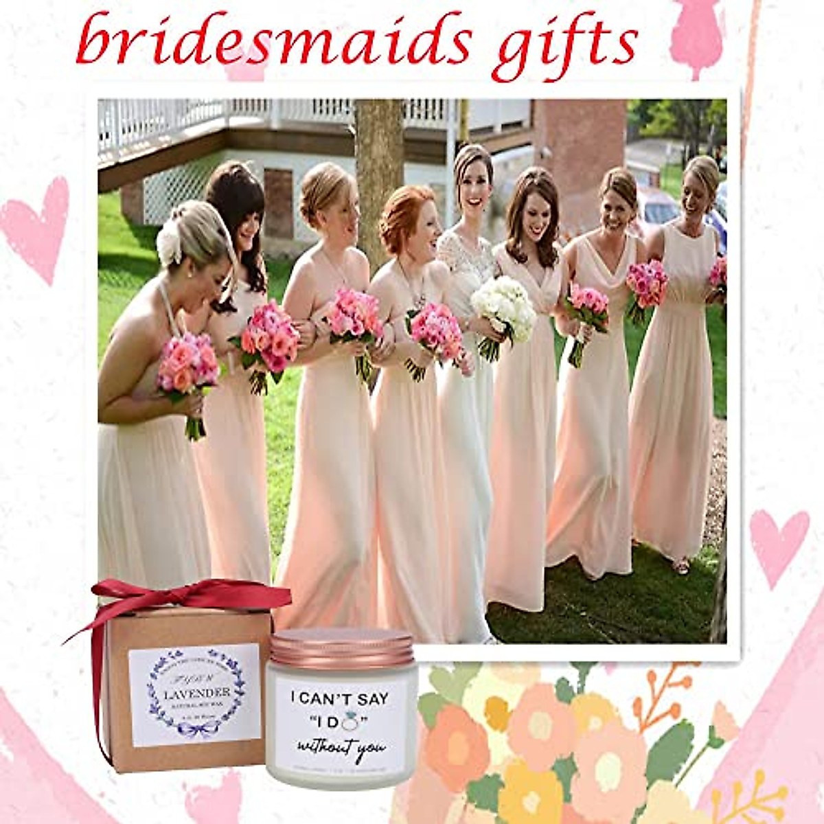 I Can't Say I Do Without You Lavender Scented Candles, Gifts for Engagement, Bridesmaid, Girlfriend, Husband, Boyfriend, Wedding Day