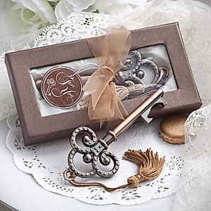 Fashioncraft Vintage Skeleton Key Bottle Opener, One Size, Brown