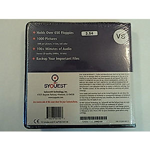 SyQuest SparQ 1.0 Gigabyte PC Formatted Disc SPARQ1-001