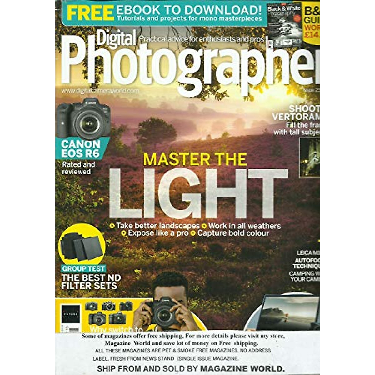 DIGITAL PHOTOGRAPHER MAGAZINE, ISSUE, 2020 ISSUE, 231 MISSING FREE VIDEO CD