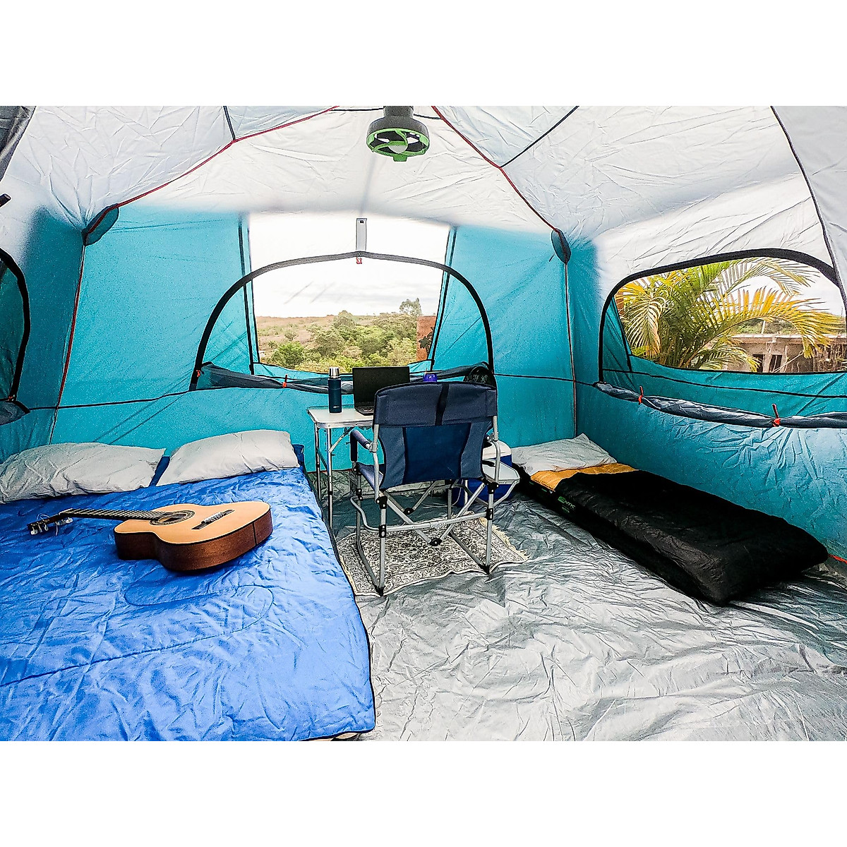 NTK Flash 8 Sleeps up to 8 Person 13.1 by 8.9 FT Outdoor Instant Cabin Family Camping Tent 100% Waterproof 2500mm