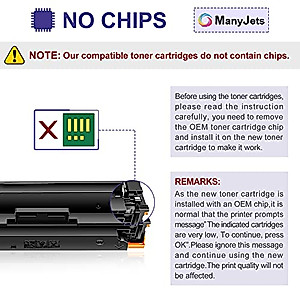 ManyJets 414X W2020X Compatible Toner Cartridge Replacement for HP 414A W2020A 414X W2020X Work with HP M479fdw M479fdn M454dw M454dn M479 M454 M479dw Printer (4-Pack,NO CHIP)