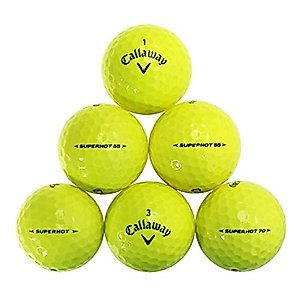 Yellow Premium Golf Ball Mix - Great Brands & Styles! 50 Near Mint Quality Used Yellow Golf Balls (AAAA Yellow Pro Styles Mix) (50PK-PLYL-2)