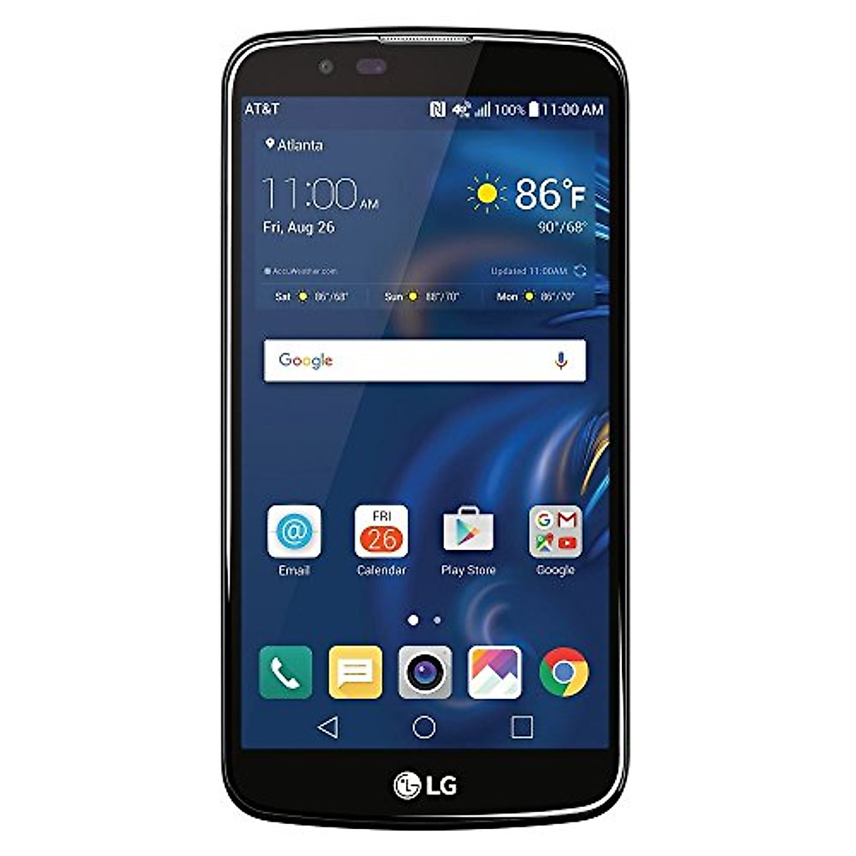 LG K10 K425 AT&T Unlocked 5.3 TFT Display 1.5GB RAM 16GB Internal 8MP Camera Phone - Blue (Certified Refurbished)