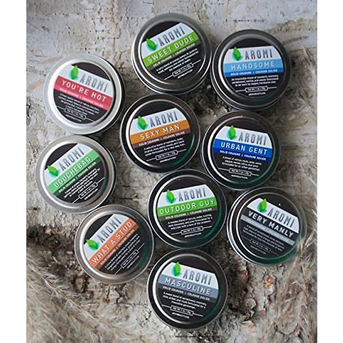 Aromi Solid Cologne | Fresh Men’s Fragrance, Best Solid Cologne, Vegan & Cruelty-free, Affordable Men's Gift Idea, Stocking Stuffer, 1 oz, (You're Hot)