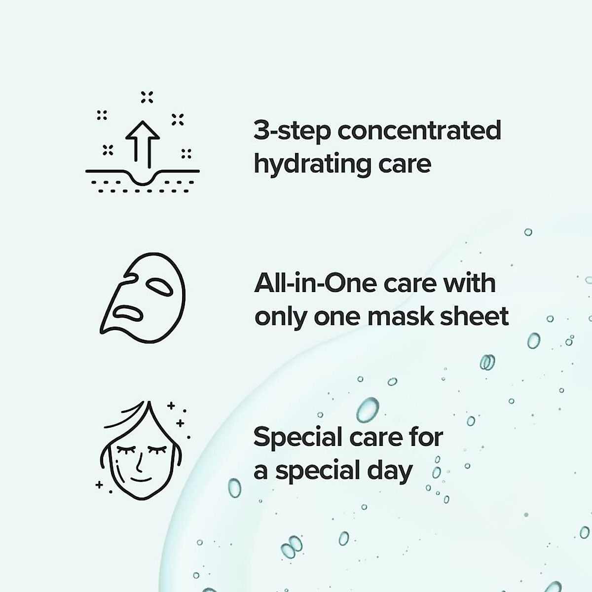 JMsolution Marine Luminous Pearl Deep Moisture 3 Step Skin Care Facial Mask - Korean Skincare - boosting Brightening Moisturizing-10 Sheets for Dry Skin