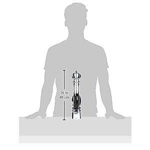 Peugeot - Nancy Manual Pepper Mill - Transparent Adjustable Grinder - Acrylic, Clear, 15 inches