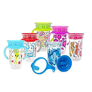 Nuby 2-Handle 360 10 oz Tritan cup, Colors/Prints May Vary