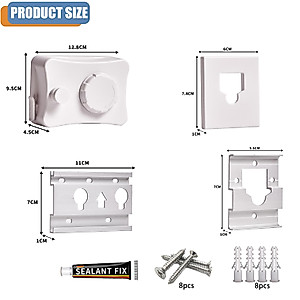 Retractable Clothesline Indoor, Heavy Duty Non-Sagging Clothes Drying Laundry Line - 16.7 Ft Outdoor Stainless Steel Retractable Clothes line, Wall-Mounted, Can be Installed on Balcony, Laundry Room