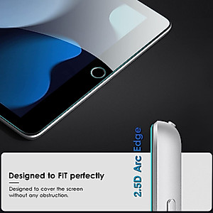 iPad 10.2 Inch Clear Bananas Case and 2 PC Tempered Glass