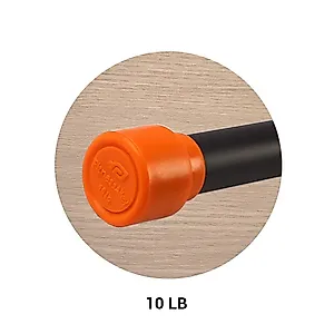 The Fitness Alley Sculpting Workout Bars/Body Toning Steel Bars - 10lb (Orange)