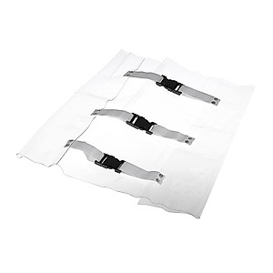 SeeFDENT Dental Chair Foot Cover Pad, Plastic Washable Clinic Unit Protector, Transparent Dustproof Mat