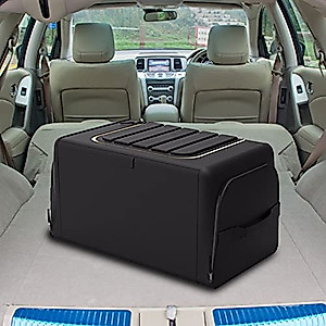 Collapsible Car Organizer Trunk Storage Bag Car Accessories Organizer Portable Cars Storage Black for Auto Trucks Trunk Box Boxs (40L)