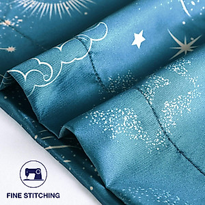 EXQ Home Satin Pillowcase Silky Satin Pillowcase for Hair and Skin,Soft Printed Pillow Cases Queen Size Set of 2 Satin Pillow Case with Envelope Closure Similar to Silk Pillow Cases