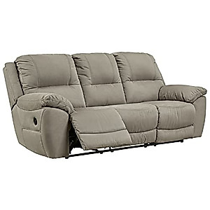 Signature Design by Ashley Next-Gen Gaucho Reclining Sofa, 93"W x 41"D x 43"H, Gray