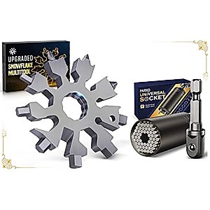 Snowflake Multi Tools Gifts for Men,Universal Socket Tools Gifts for Men