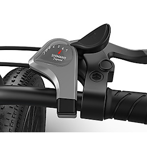 APIWO Electric Bike 1200W, 25/30MPH Electric Dirt Bike, 48V 20AH Removable Battery, Max 50-75 Miles Electric Motorcycle, 20" Fat Tire Dirt Bike, 7-Speed E-Bike & UL