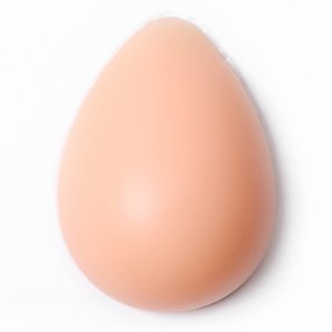 YOPADO Silicone Breast Form Waterdrop 1 Piece, Without Nipple Prosthetic Enlargement Bra Enhancer Inserts Pads Fake Boobs for Crossdresser Mastectomy Prosthesis Cosplay(150g/Piece, Nude)