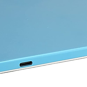 DAKR Blue Tablet, 10 Inch Tablet 2.4G 5G WiFi for 11 8GB 256GB for Travel (US Plug)