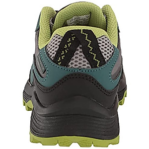 Merrell Moab Speed Low WTRPF Sneaker, Deep Green/Black, 3 US Unisex Big Kid
