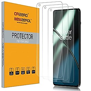 Orzero (3 Pack) Compatible for OnePlus 11 5G Screen Protector, Premium Soft Edge to Edge High Definition TPU Anti-Scratch Bubble-Free (Lifetime Replacement)