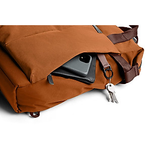 Bellroy Tokyo Totepack, water-resistant woven convertible backpack and tote bag - RangerGreen