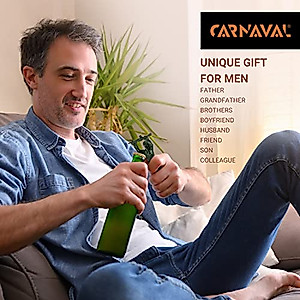 CARNAVAL Green Army Man Bottle Opener - Unique Funny Bottle Opener Bartender Compatible As Coke Bottle Opener - Metal Bottle Opener Man - Mini Soldier Bottle Opener - Creative Cool Bottle Opener