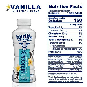 Fairlife High Protein Nutrition Plan Protein Shake Variety Sampler - 11.5 Fl Oz (8-Pack)
