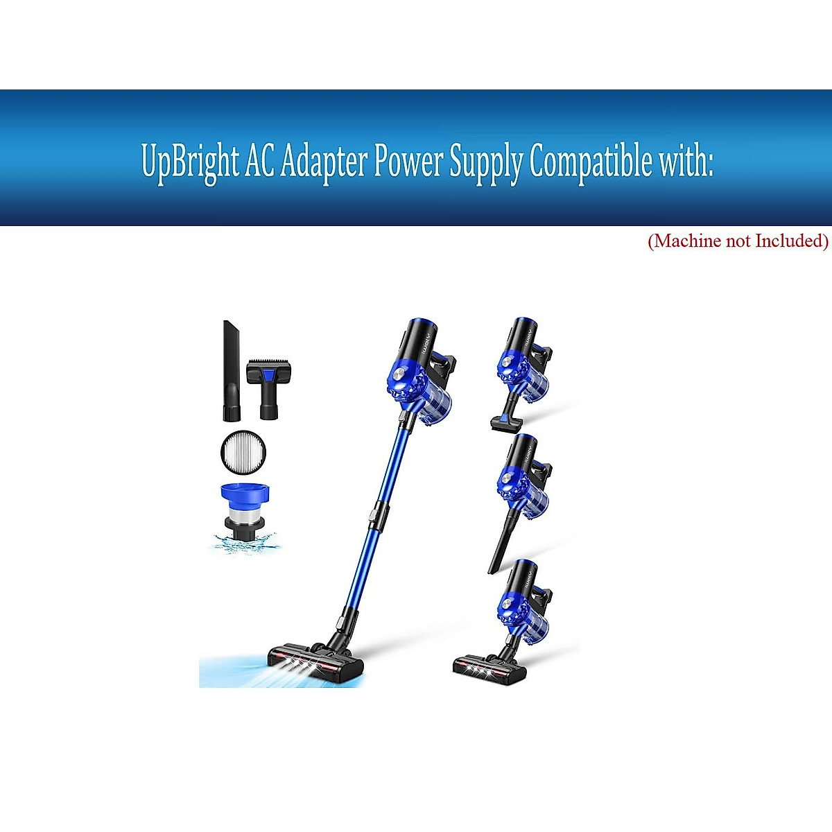 UpBright 26V AC/DC Adapter Compatible with iwoly C150 D300 22.2V 2200mAh Li-ion Battery Handheld Cordless Stick Vacuum Cleaner Model RSS1002-130260-W2J 26VDC 500mA 0.5A Power Supply Cord Charger PSU