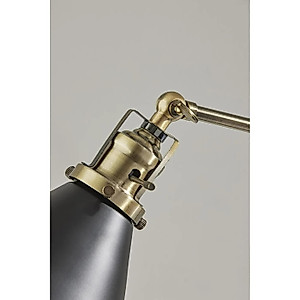 Adesso SL3740-01 Arthur Desk Lamp, Black and Gold