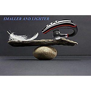 Bluetooth Headset V5.0,Wireless Bluetooth Earpiece with Noise Canceling Mic for Cell Phone,Ultralight Business Earphone for Driving/Trucker/Office,Sweatproof Headset for Android/iPhone/Smartphone