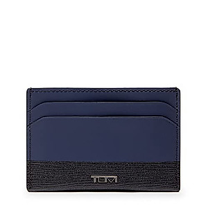 TUMI Nassau Slim Card Case - Navy/Black