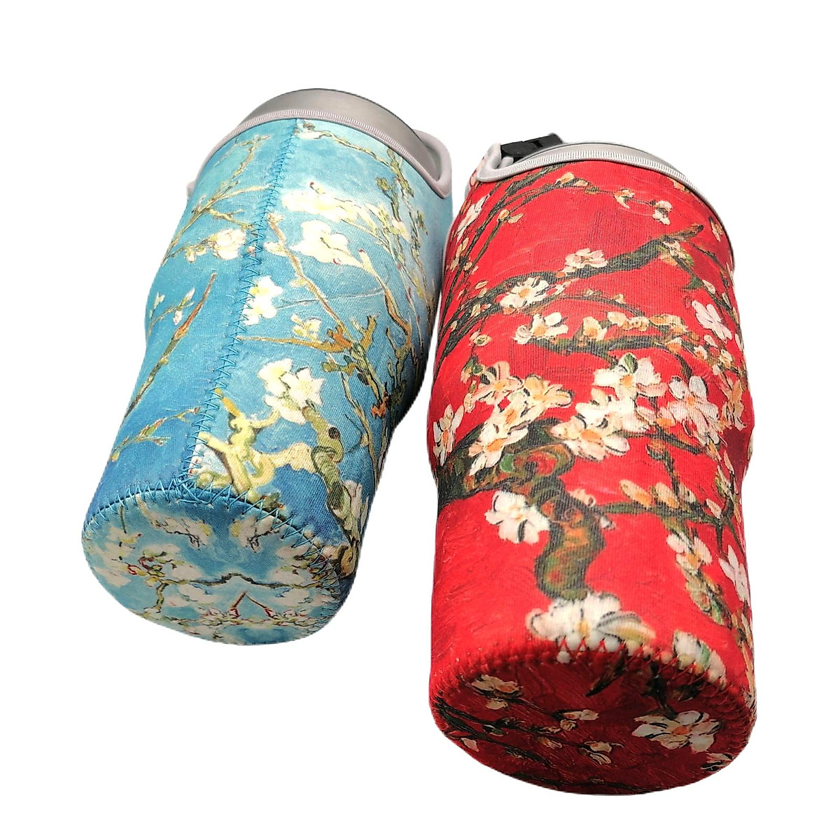 ZHU IN SY 2 Pack Tumbler Carrier Holder Pouch for All 30oz Stainless Steel Travel Insulated Coffee Mug, Neoprene Sleeve with Carrying Handle, Portable, Protective, Reusable (C)