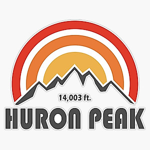 Huron Peak Sticker Vinyl Decal Bumper Sticker 5"