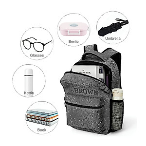 XOZOTY Cheerleader Personalized Black Bling Print Backpack Name Casual Bags for Sport Picnic