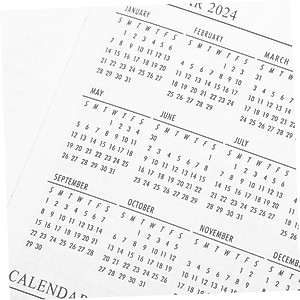 MAGICLULU 3pcs Gallery Leather Weekly Planner 2024 Weekly Planner Notebook Daily Task Planner Weekly Pocket Planner Pocket Notebook Office Accessory Paper Calendar Work Small Notebook