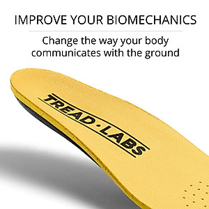 Dash Insoles for Men and Women – Ultra Firm Carbon Fiber Orthotic Arch Supports for Flat Feet to High Arches – Perfect for Soccer Boots, Cycling Shoes and Running Shoes